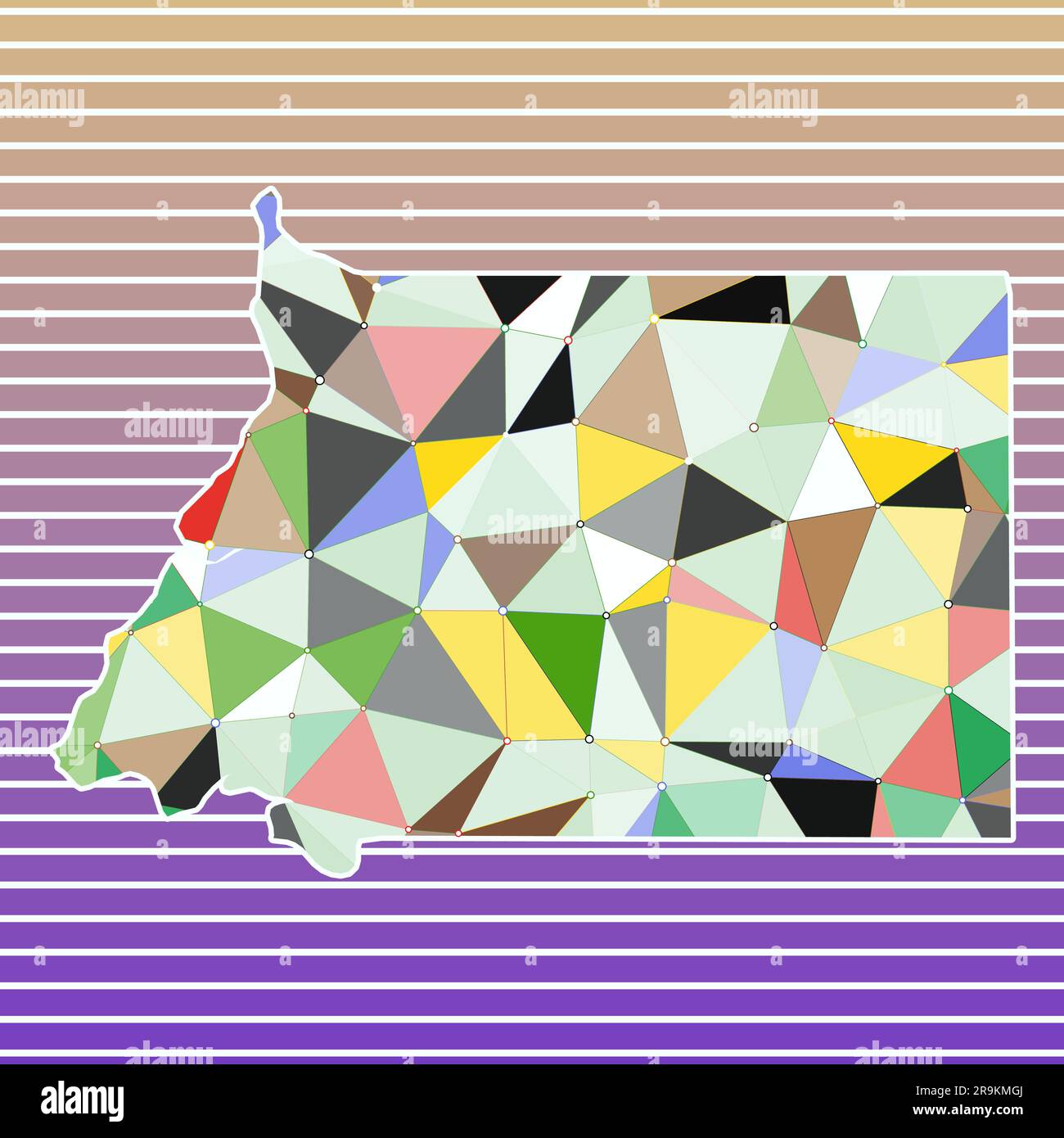 Equatorial Guinea vector illustration. Equatorial Guinea design on ...