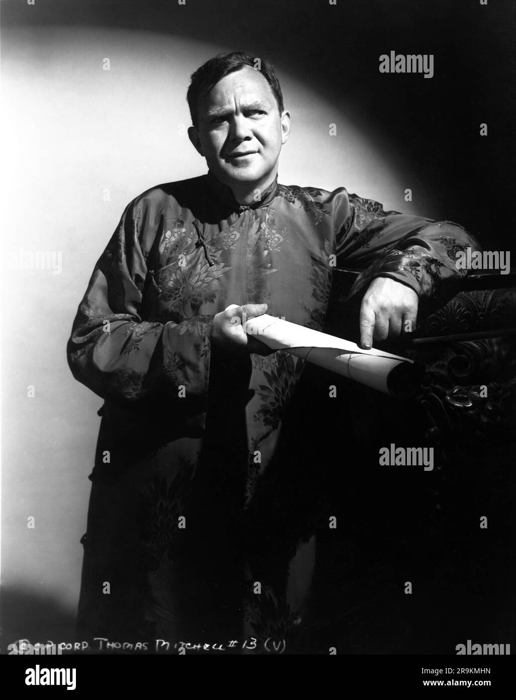 THOMAS MITCHELL Portrait by ALFREDO VALENTE in LOST HORIZON 1937 ...