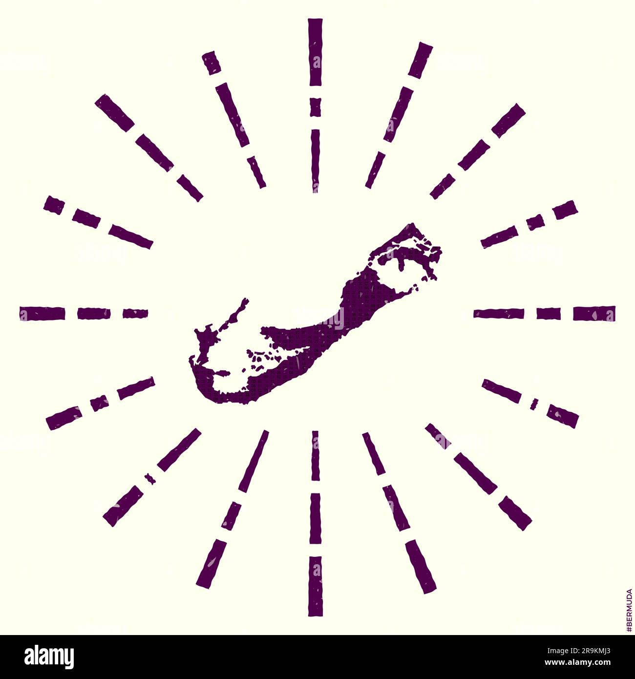 Caribbean bermuda map Stock Vector Images - Alamy