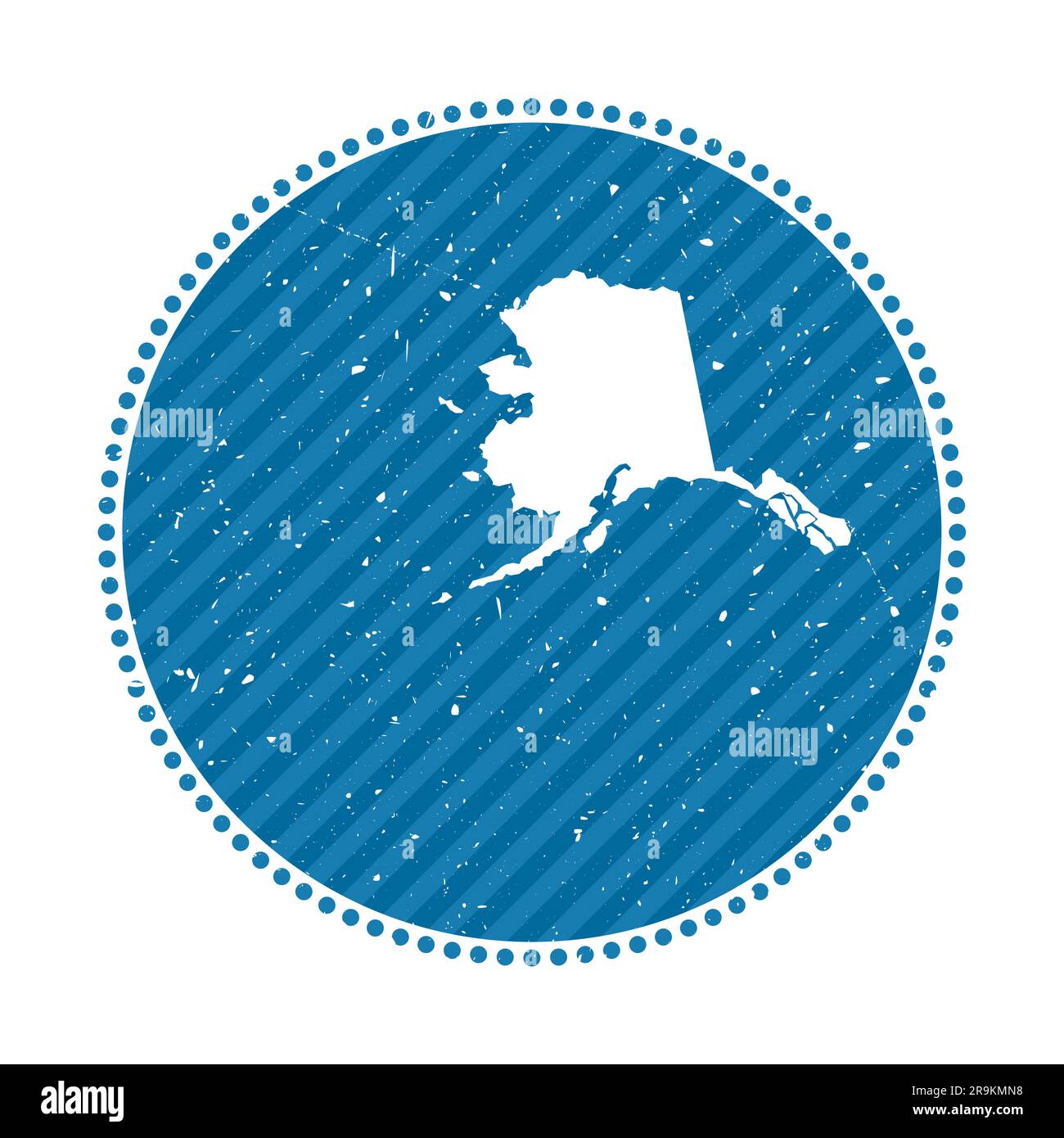 Alaska map postcard Stock Vector Images - Alamy