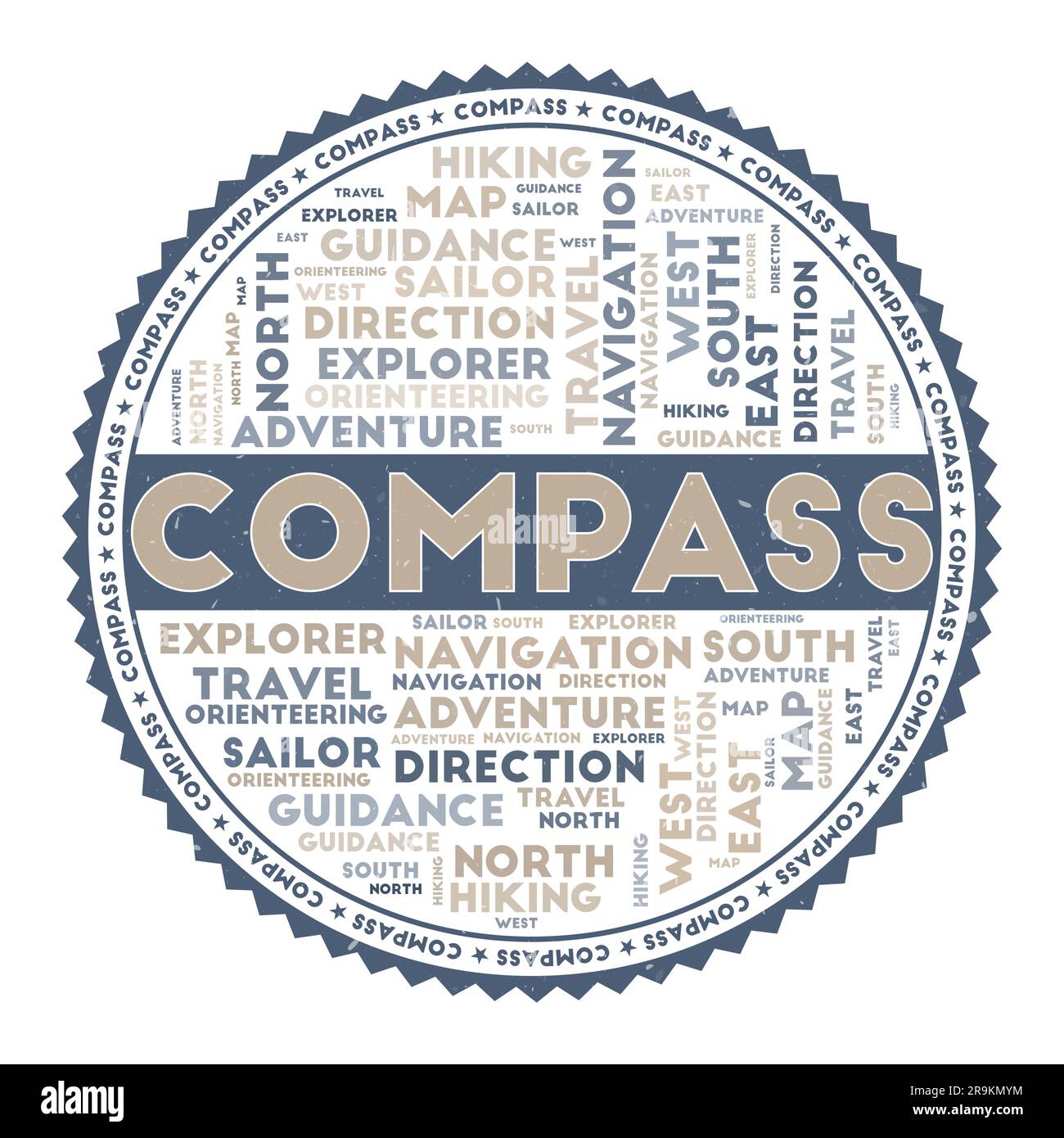 Compass Word Image Compass Concept With Word Clouds And Round Text