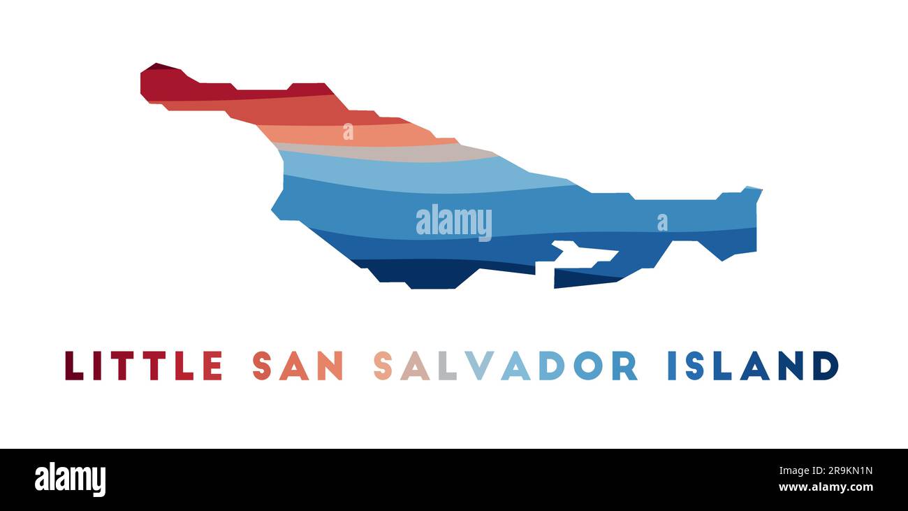 Little san salvador island map hi-res stock photography and images - Alamy