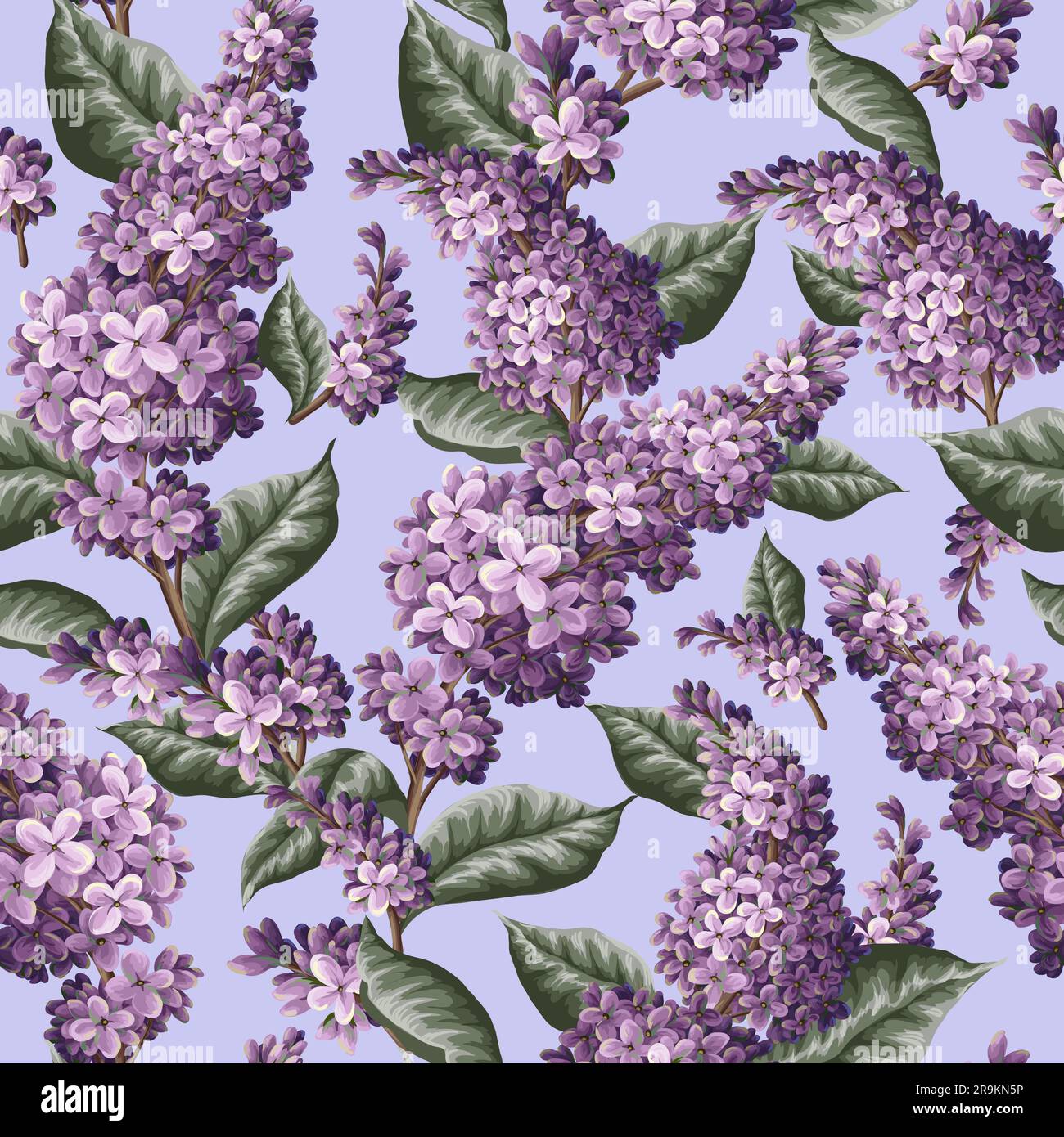White lilacs background Stock Vector Images - Alamy