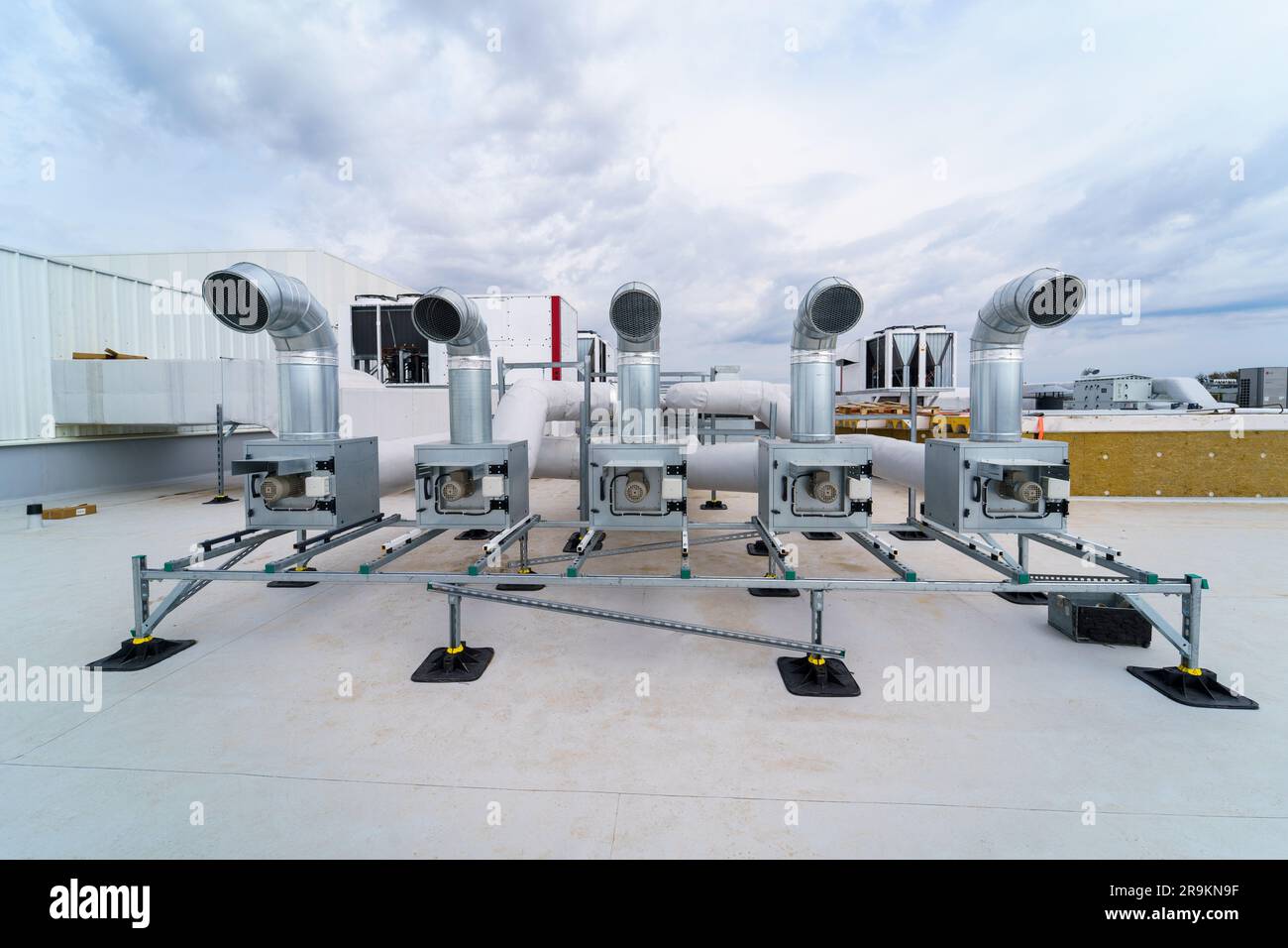 The air conditioning and ventilation system of a large industrial ...