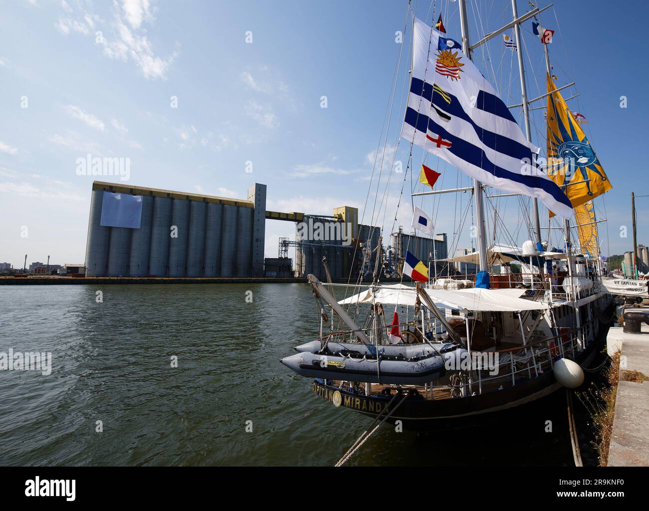 The Capitan Miranda is a three-masted schooner Uruguayan training ship ...
