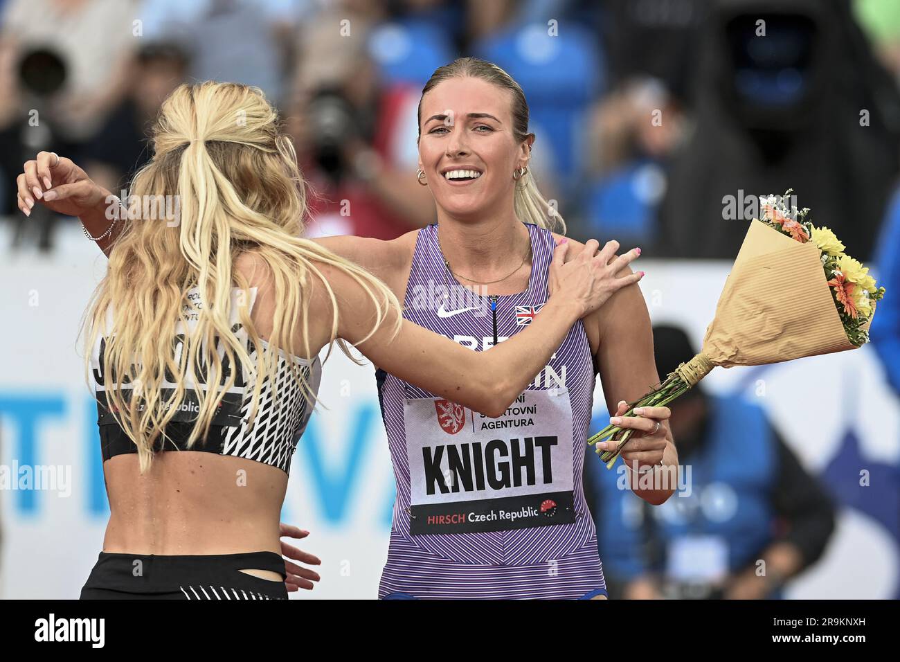 Ostrava, Czech Republic. 27th June, 2023. Athlete Jessie Knight from ...