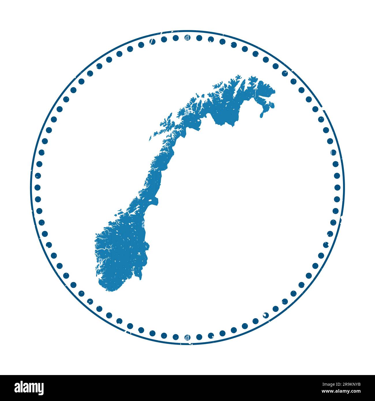 Norway sticker. Travel rubber stamp with map of country, vector ...