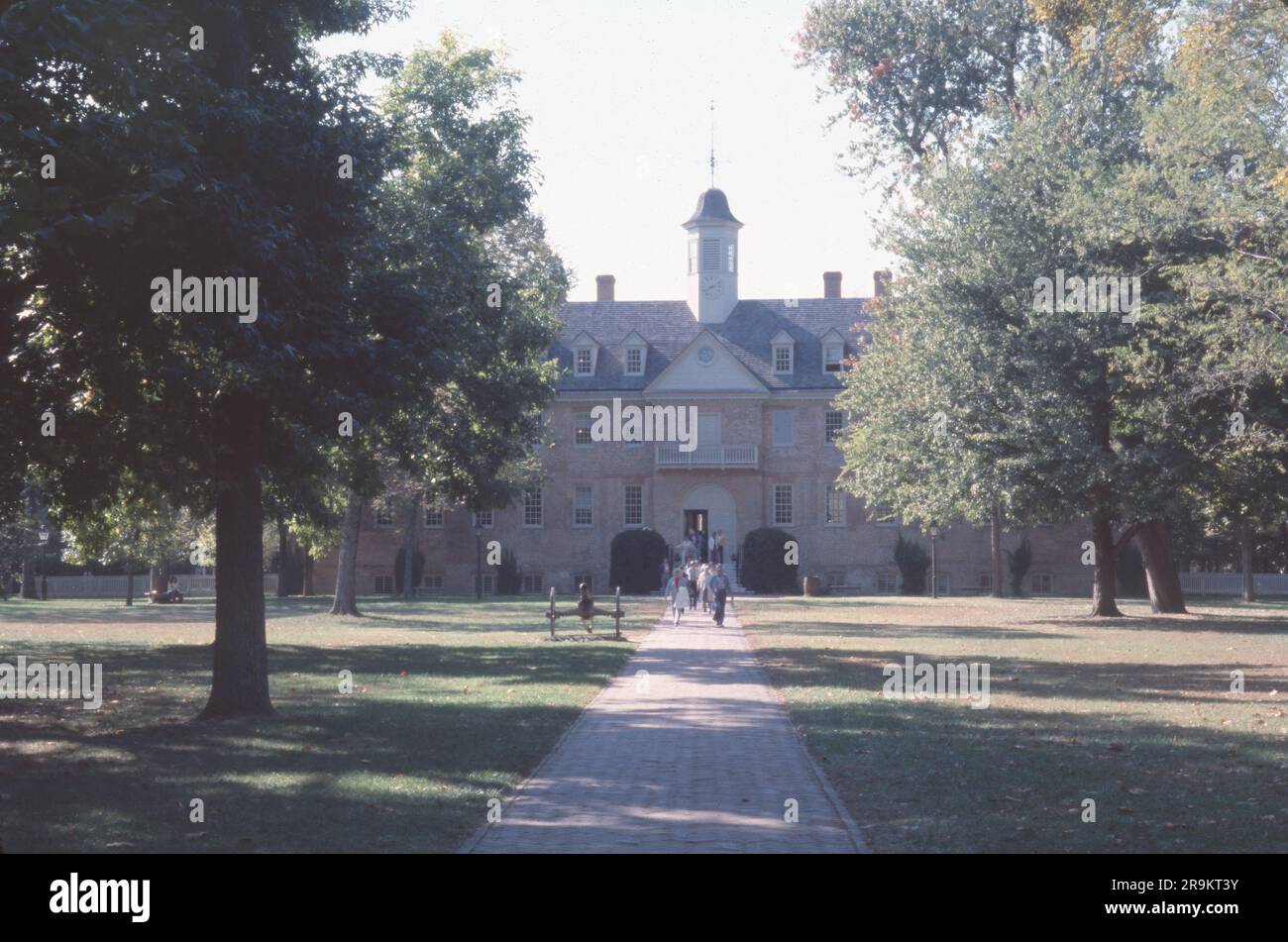 Williamsburg, Virginia- September 1978: The Christopher Wren Building ...