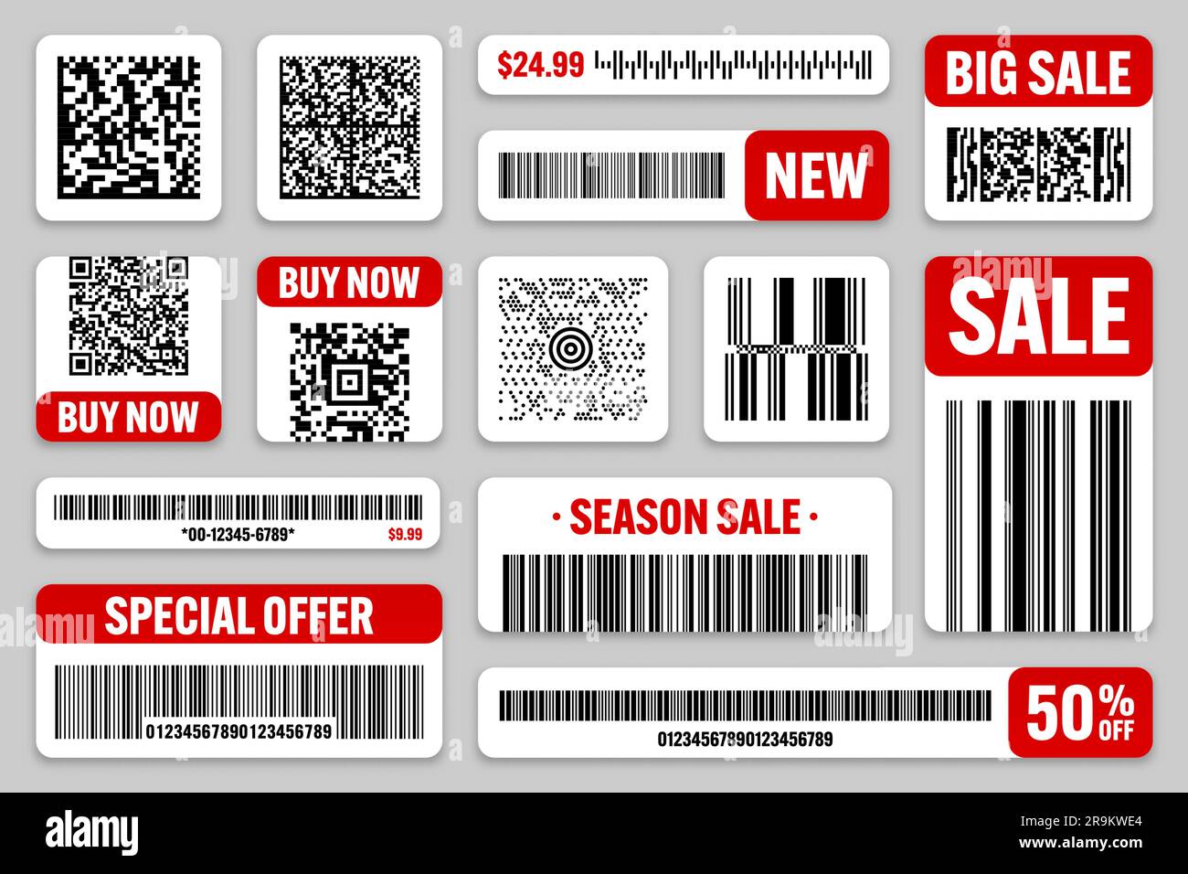 Inventory badge codes Stock Vector Images - Alamy