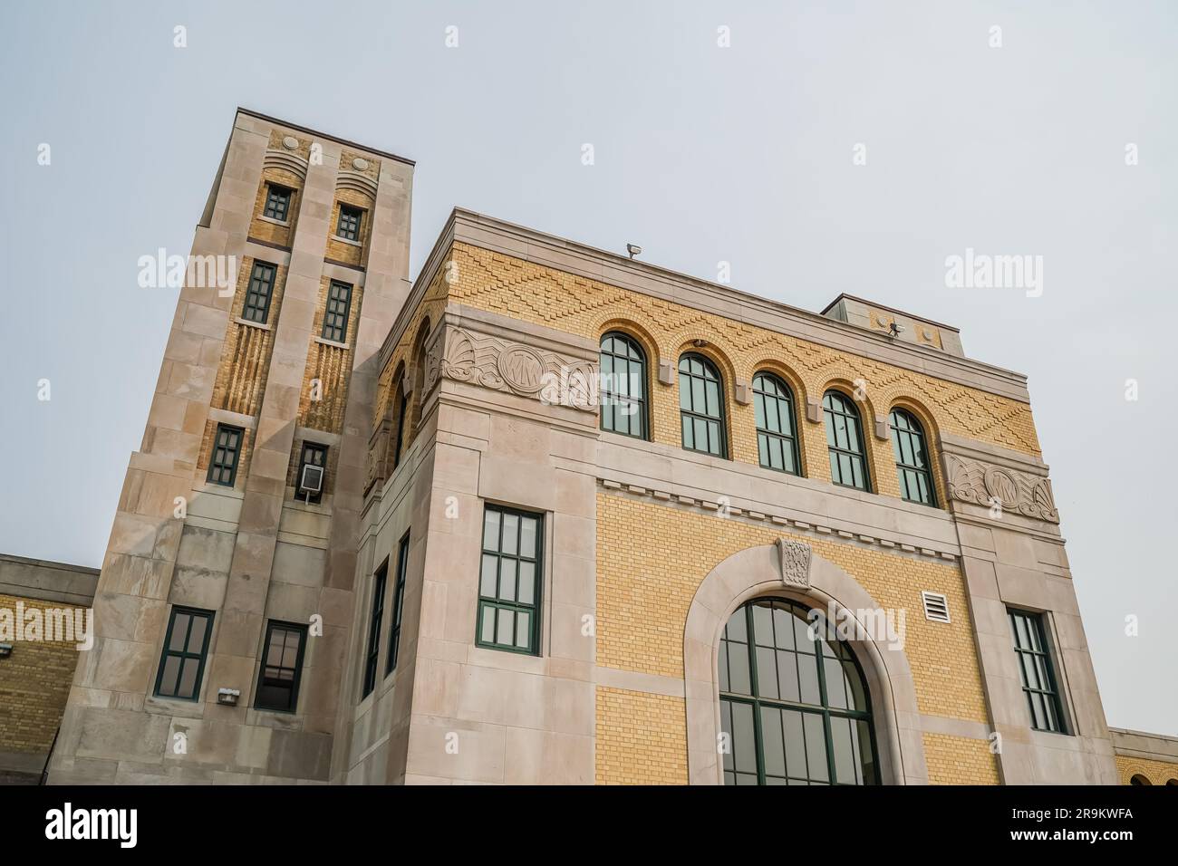 The R. C. Harris Water Treatment Plant in Toronto, Ontario, Canada, is ...