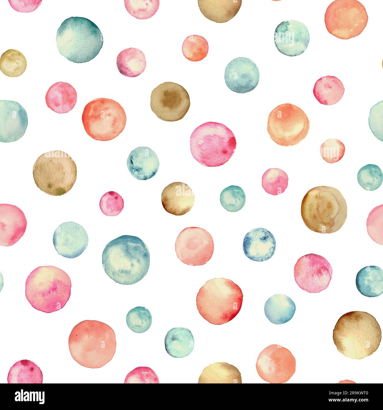 Abstract watercolor birthday party background. Hand drawn multicolor ...