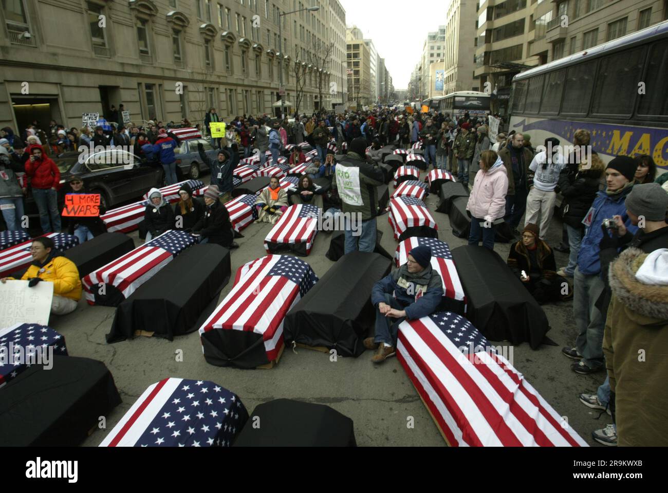 Symbolic coffins hi-res stock photography and images - Alamy
