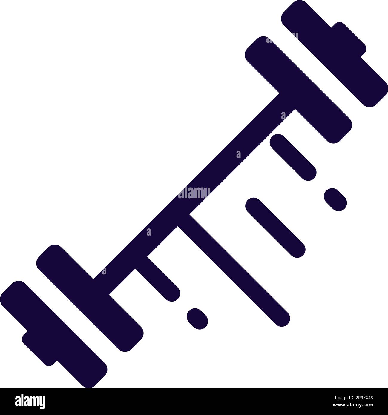 Isolated monochrome gym weights icon Vector Stock Vector Image & Art ...