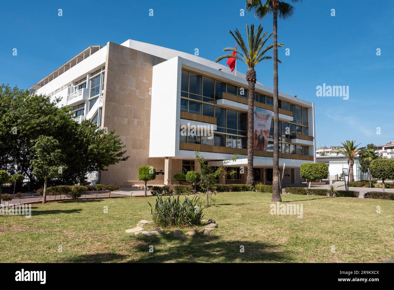 The National Theater Mohammed V in downtown Rabat, Morocco Stock Photo ...