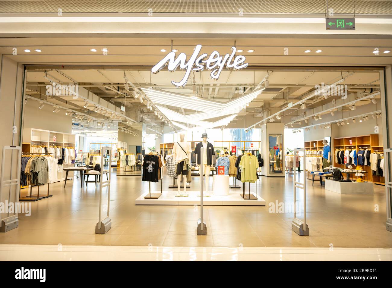 ZHONGSHAN GUANGDONG China-June 22 2023:my style shop in a shopping mall ...