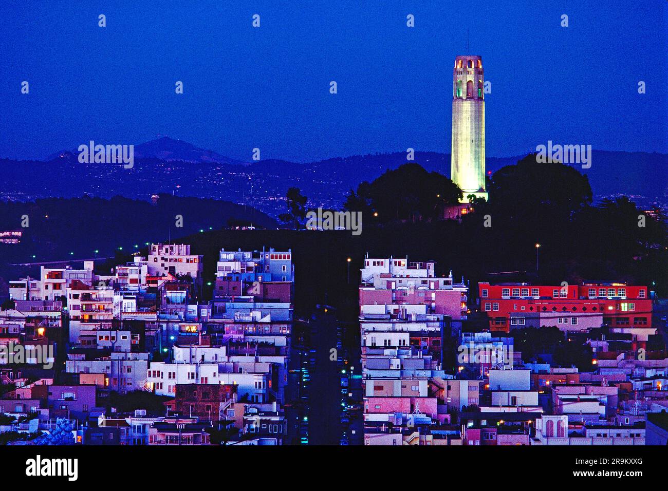 Coit Tower, Telegraph Hill, North Beach, San Francisco, California ...