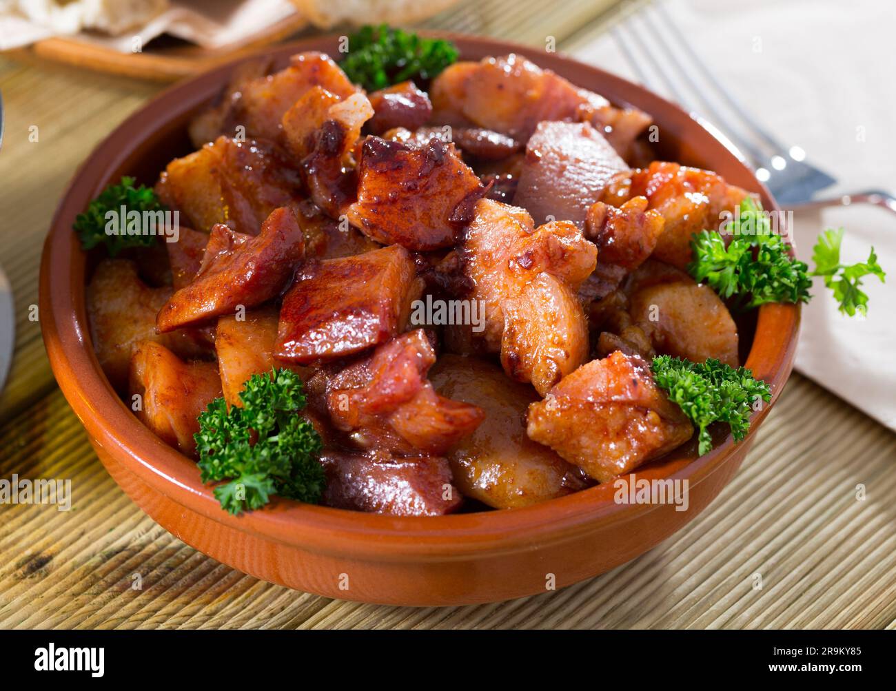 Braised pork snout Stock Photo - Alamy