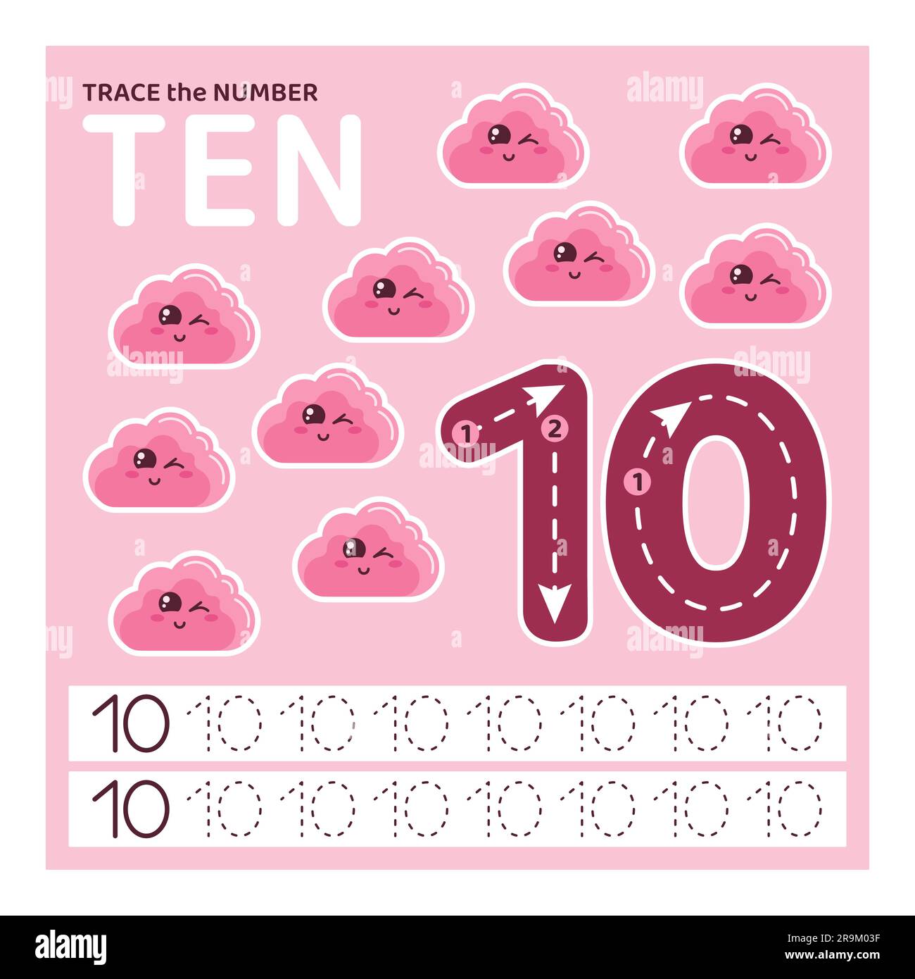 Tracing number 10 hi-res stock photography and images - Alamy