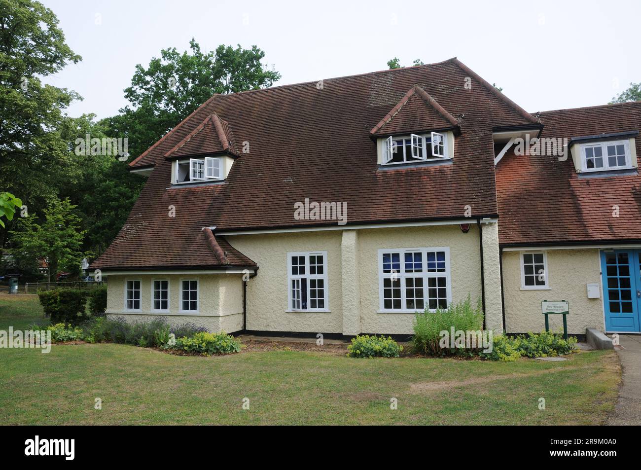 Mrs Howard Memorial Hall, Letchworth Garden City, Hertfordshire Stock ...