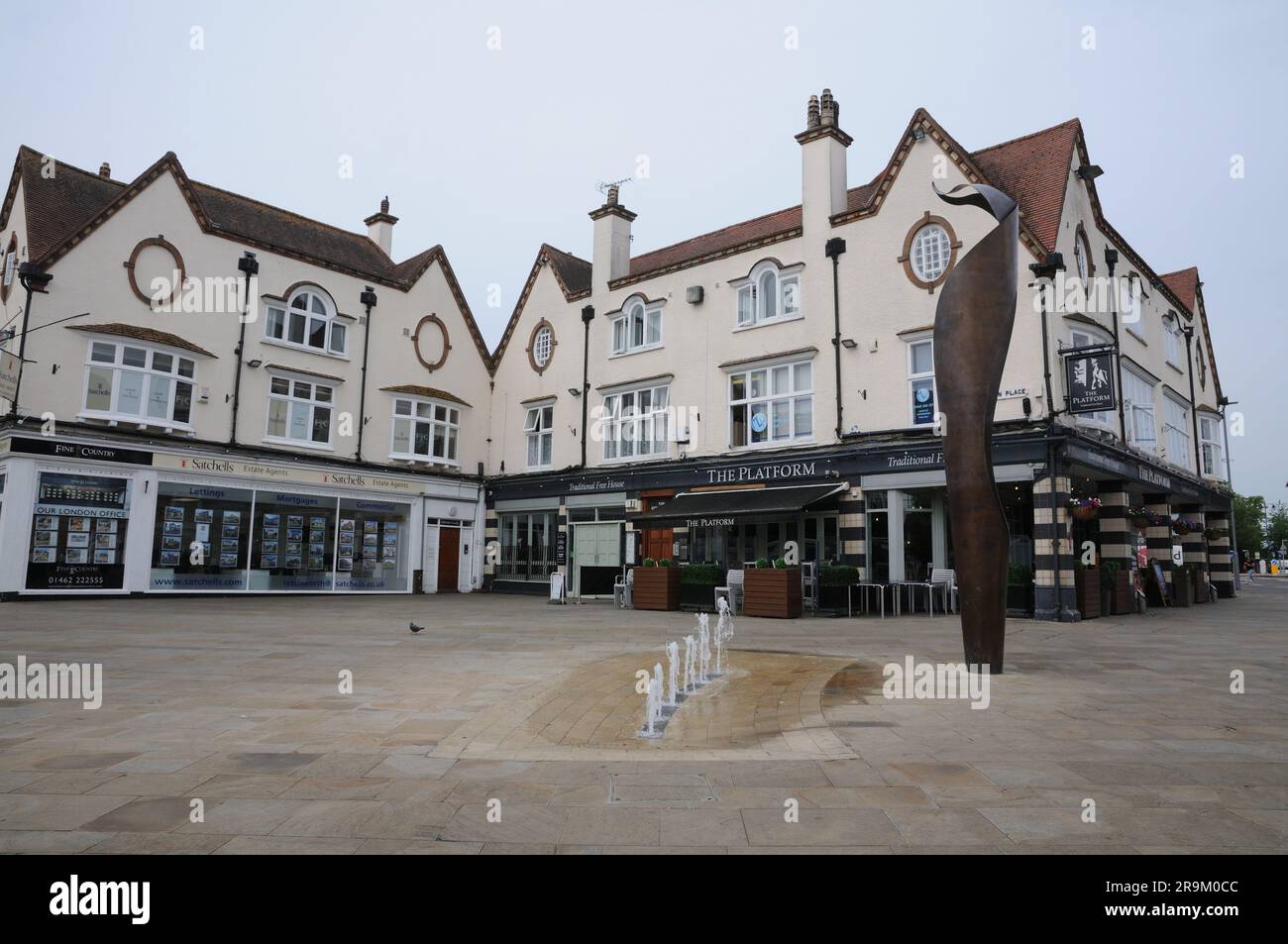 Station Place, Letchworth Garden City, Hertfordshire Stock Photo - Alamy