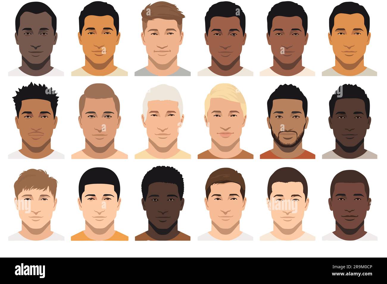 Transgender portrait Stock Vector Images - Alamy