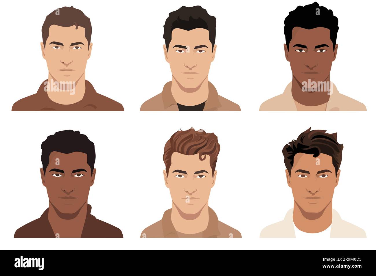 Transgender portrait Stock Vector Images - Alamy