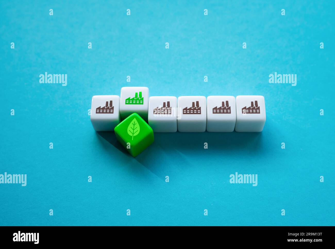 Factory is high environmental friendliness. Sustainable and responsible ...