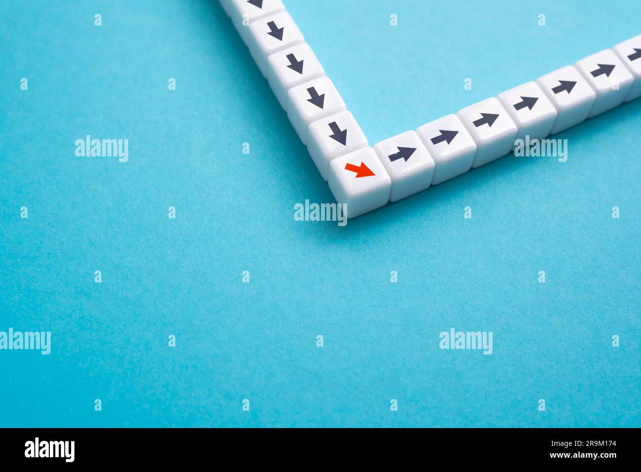 Change your mind. Choose another way orientation and course of movement ...