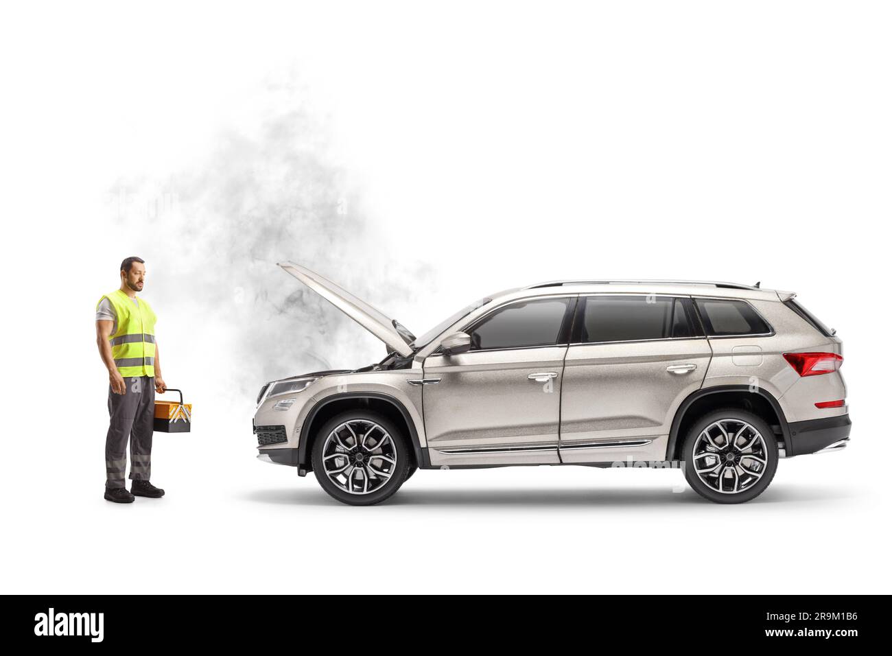 Mechanic roadside repair hi-res stock photography and images - Alamy