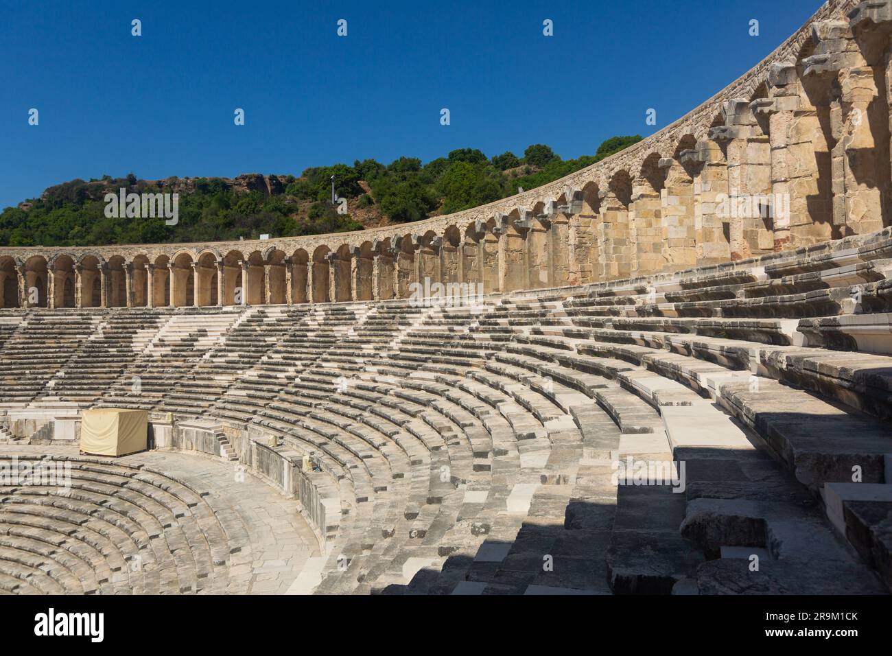 Ancient theater in Aspendos, Antalya Province, Turkey Stock Photo - Alamy