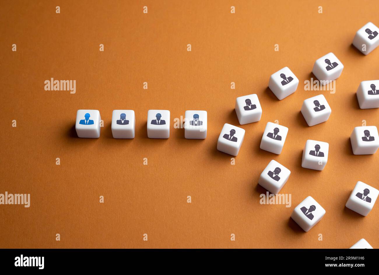 Will line up behind the leader at the beginning of his journey ...