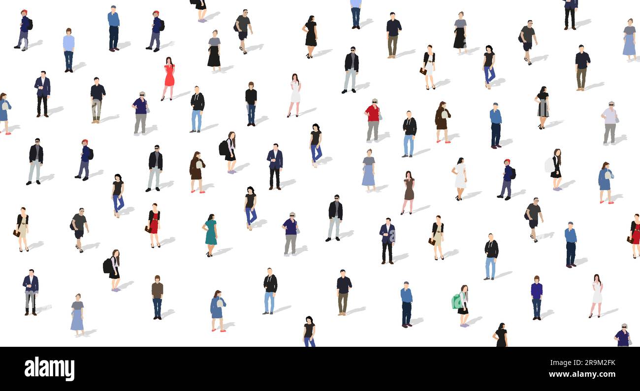 A large group of people. People background. Big people crowd. Diverse ...