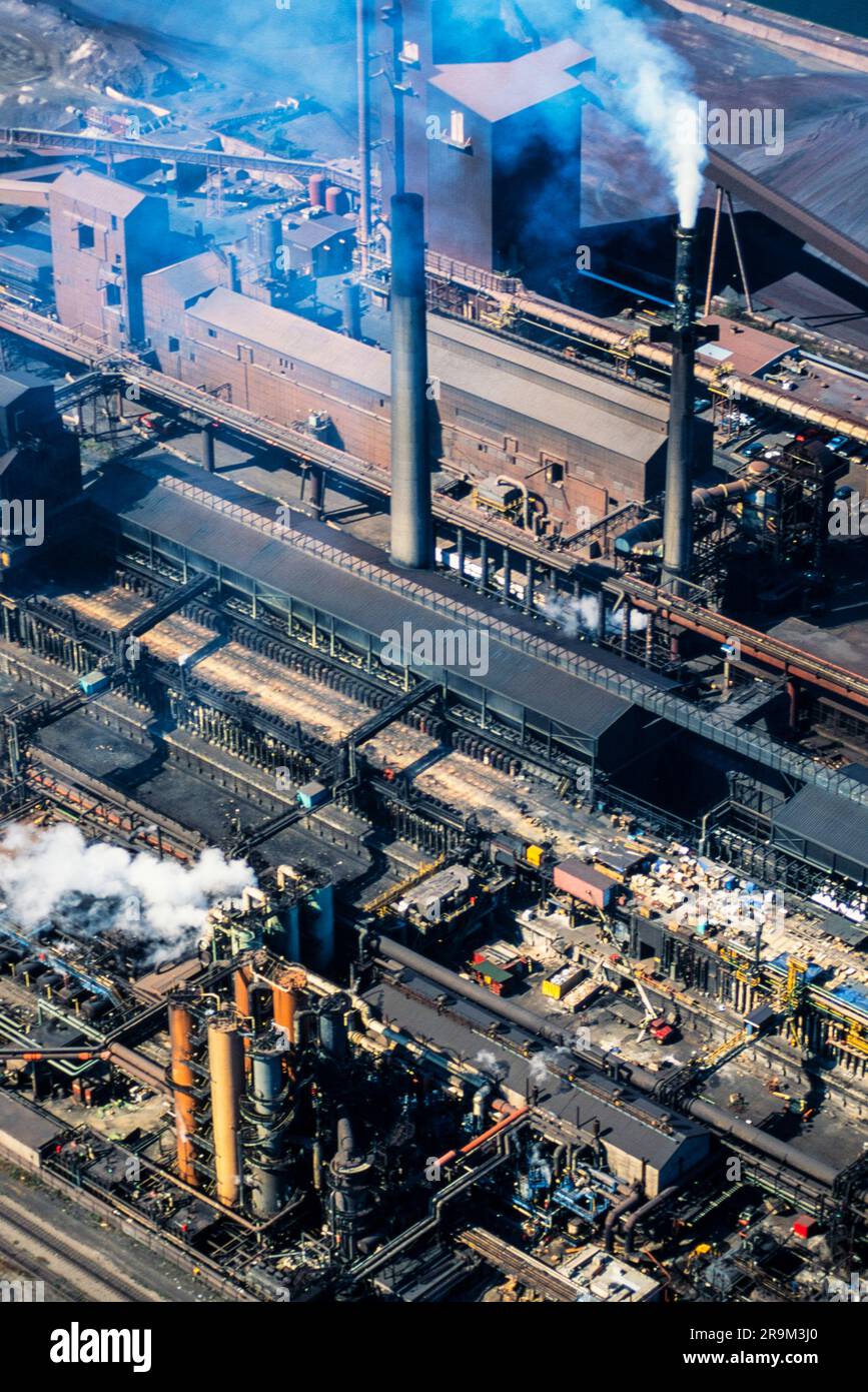 Aerial image of steel mill in Hamilton, Ontario, Canada Stock Photo - Alamy