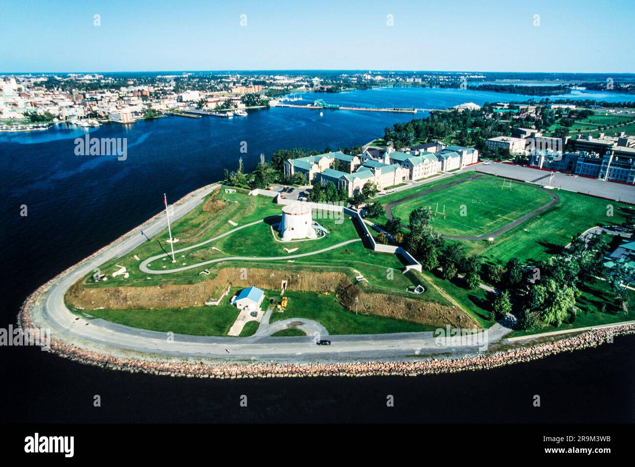 Aerial image of Old Fort Henry, Kingston, Ontario, Canada Stock Photo ...
