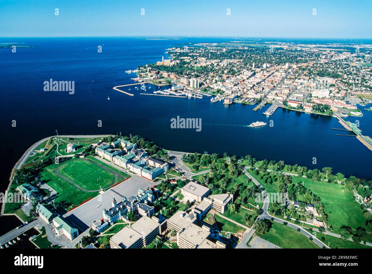 Aerial image of Old Fort Henry, Kingston, Ontario, Canada Stock Photo ...