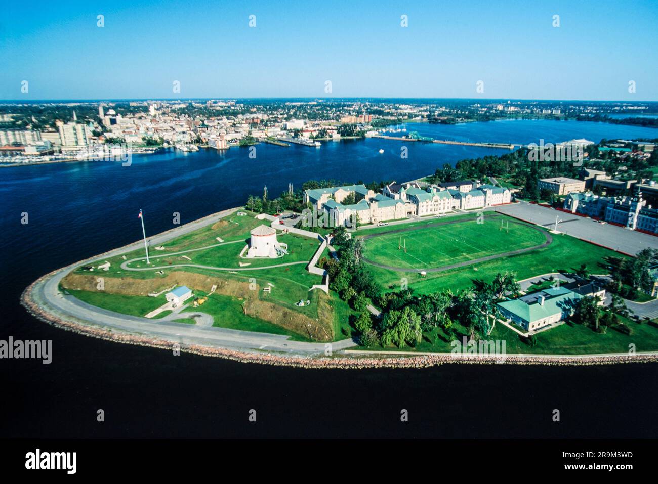 Aerial image of Old Fort Henry, Kingston, Ontario, Canada Stock Photo ...