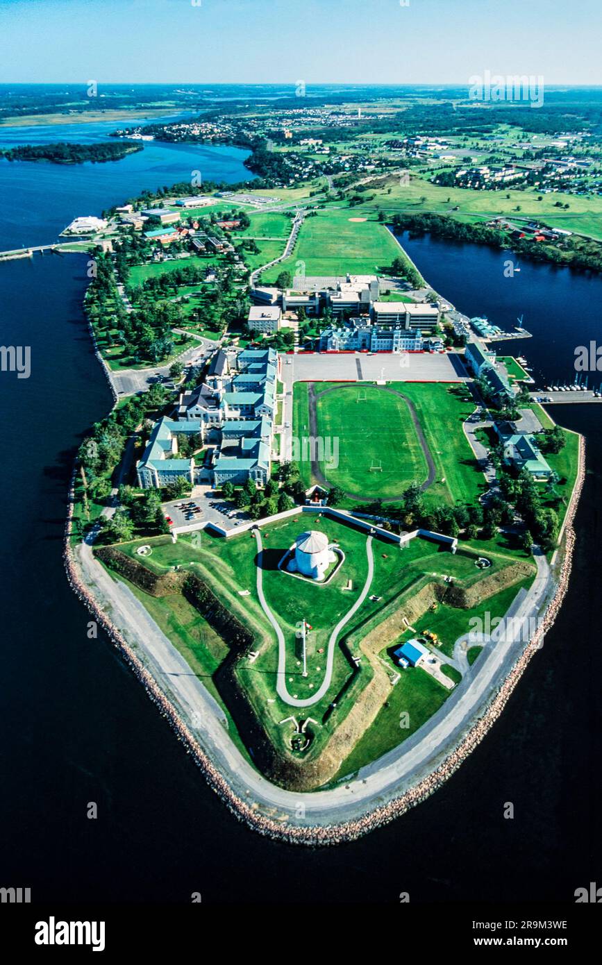 Aerial image of Old Fort Henry, Kingston, Ontario, Canada Stock Photo ...