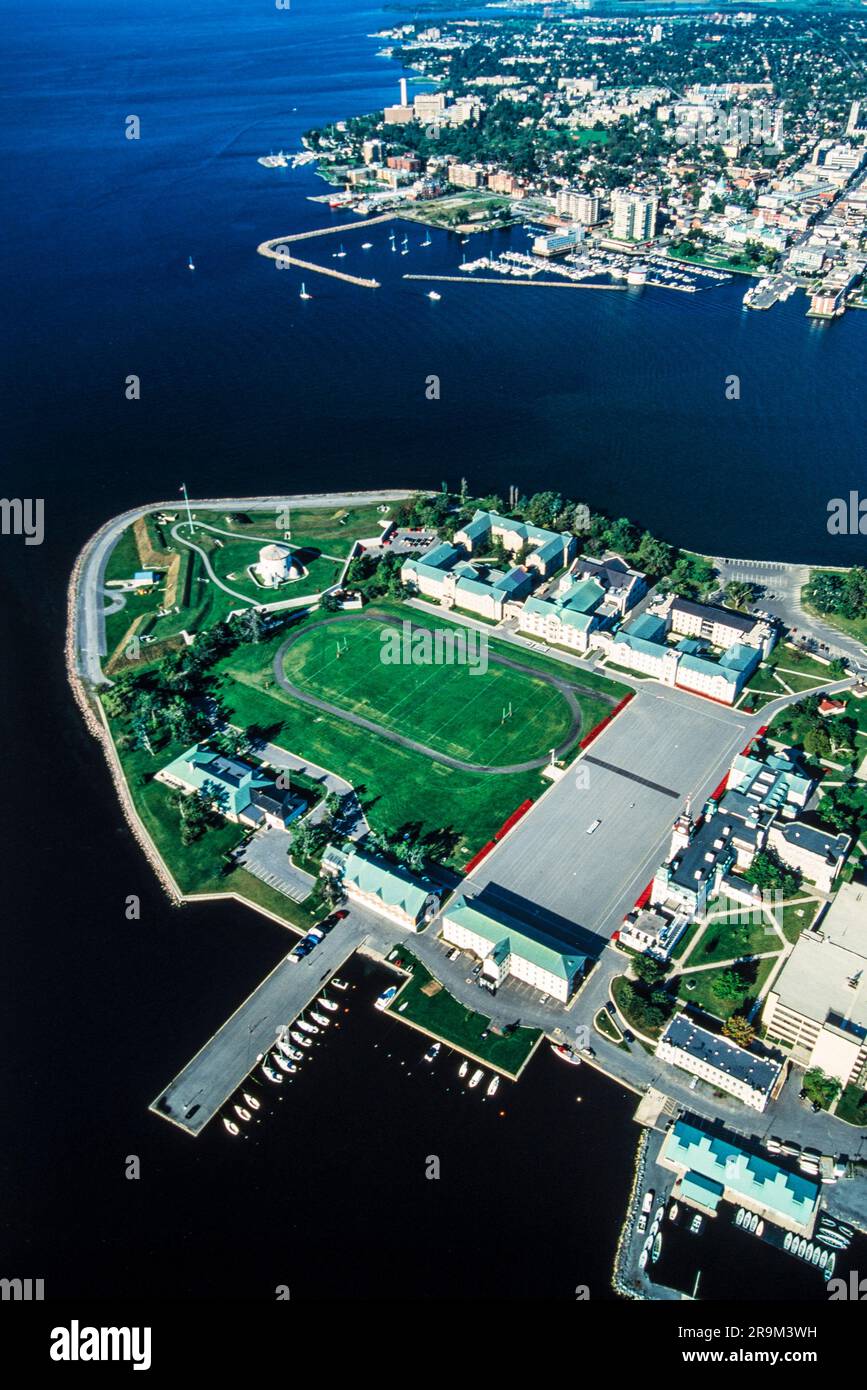 Aerial image of Old Fort Henry, Kingston, Ontario, Canada Stock Photo ...