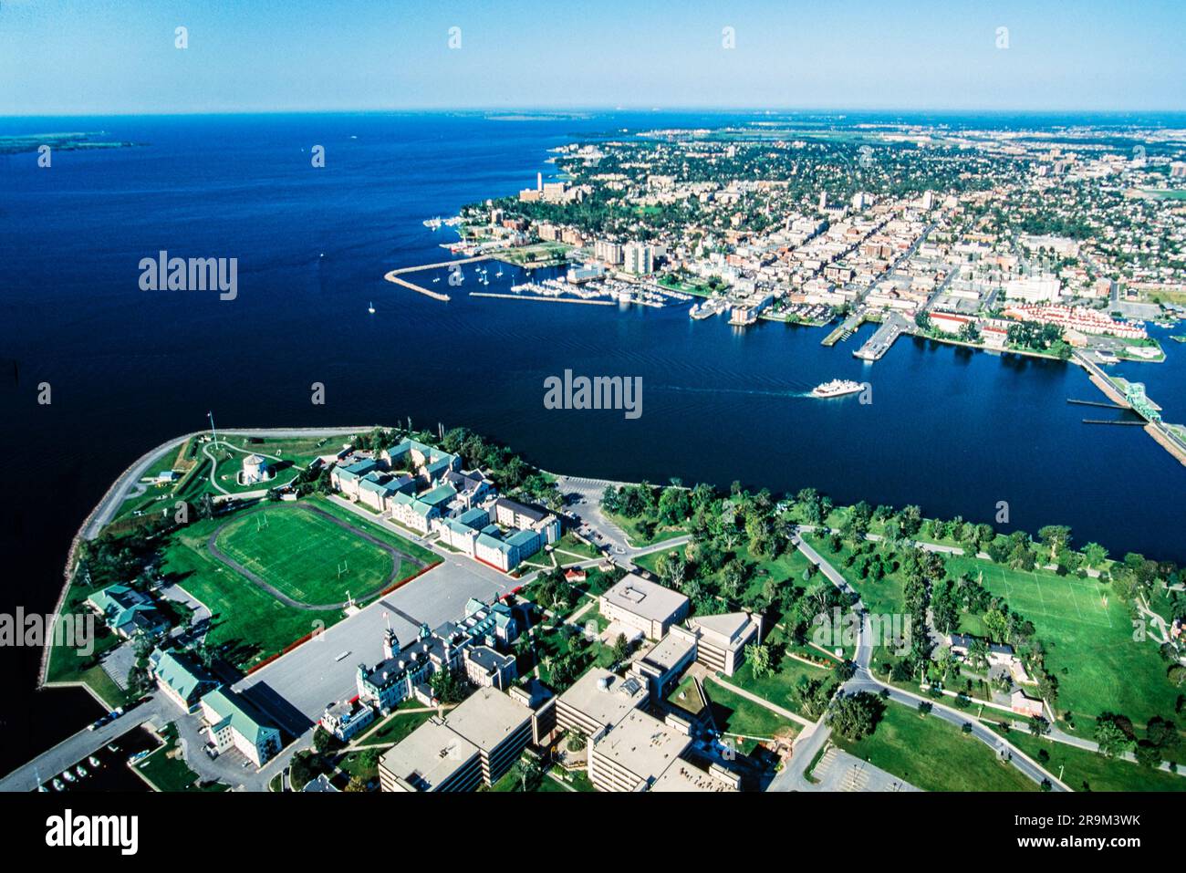 Aerial image of Old Fort Henry, Kingston, Ontario, Canada Stock Photo ...