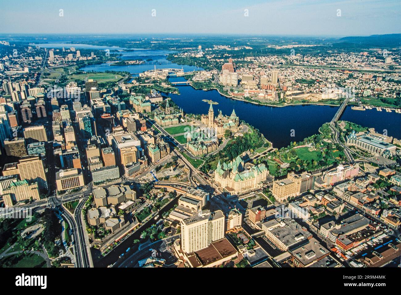 Aerial image of Ottawa and area, Ontario, Canada Stock Photo - Alamy
