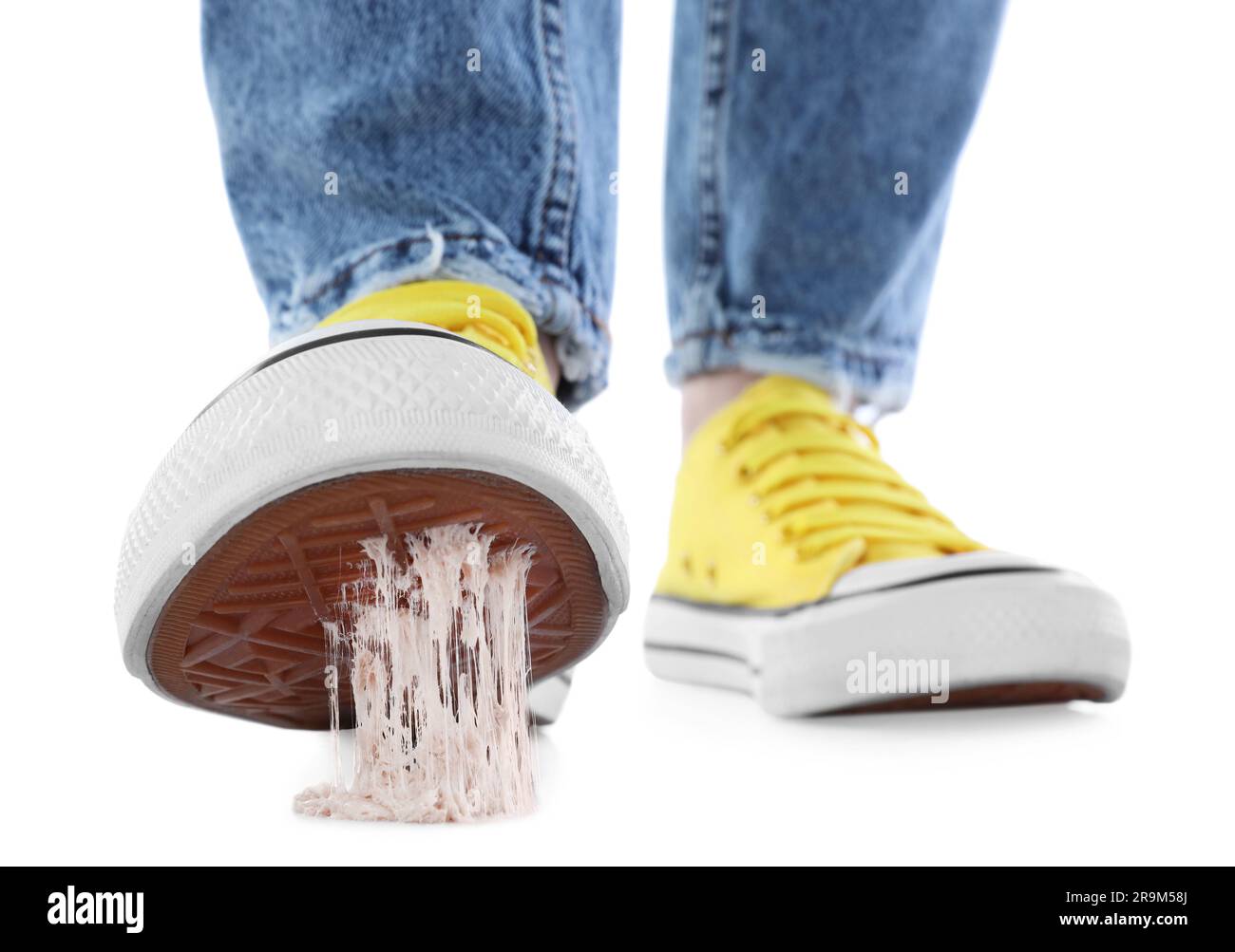 Chewing gum stuck on shoe hi-res stock photography and images - Alamy