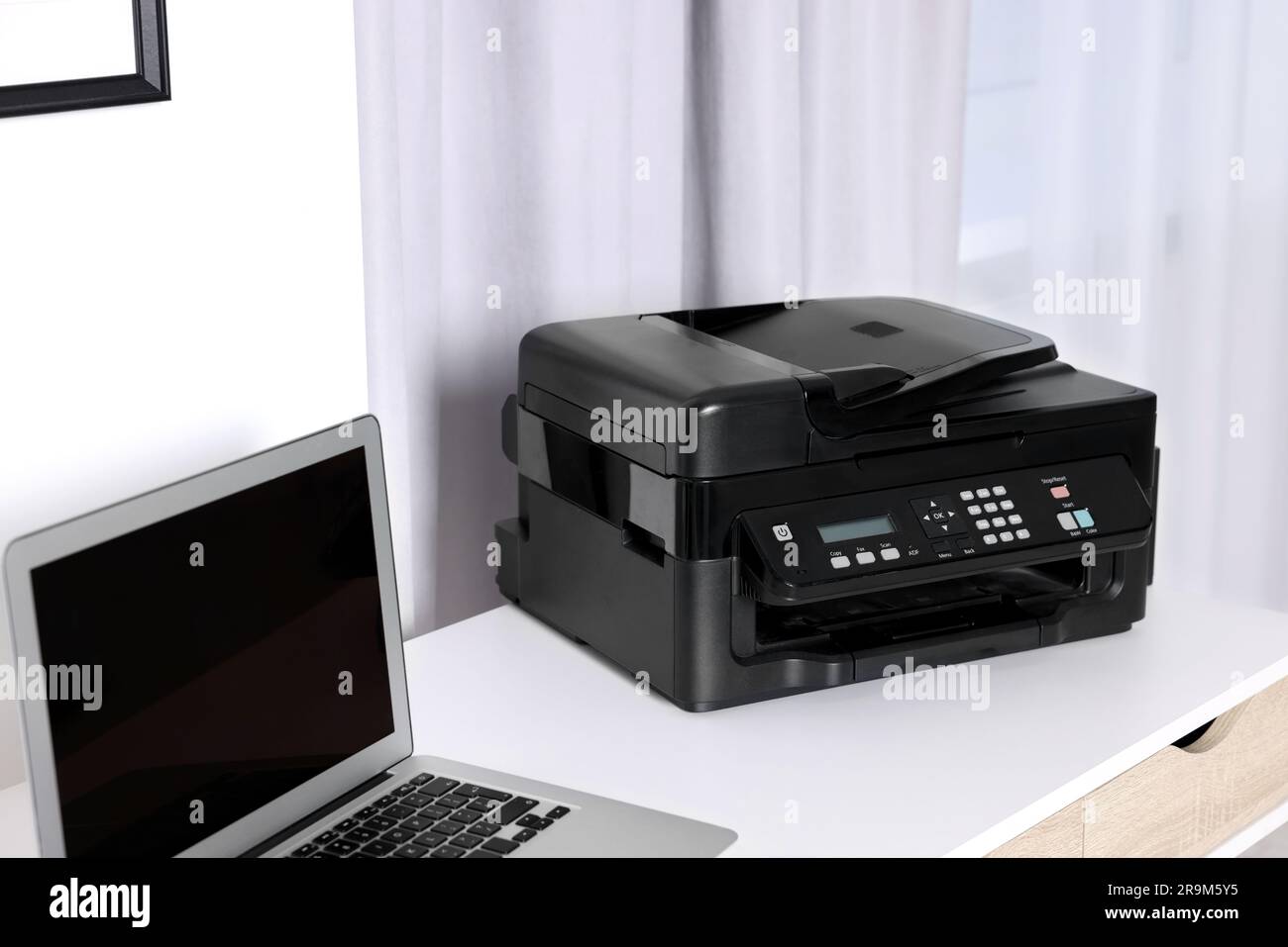 Modern computer setup and printer hi-res stock photography and images ...