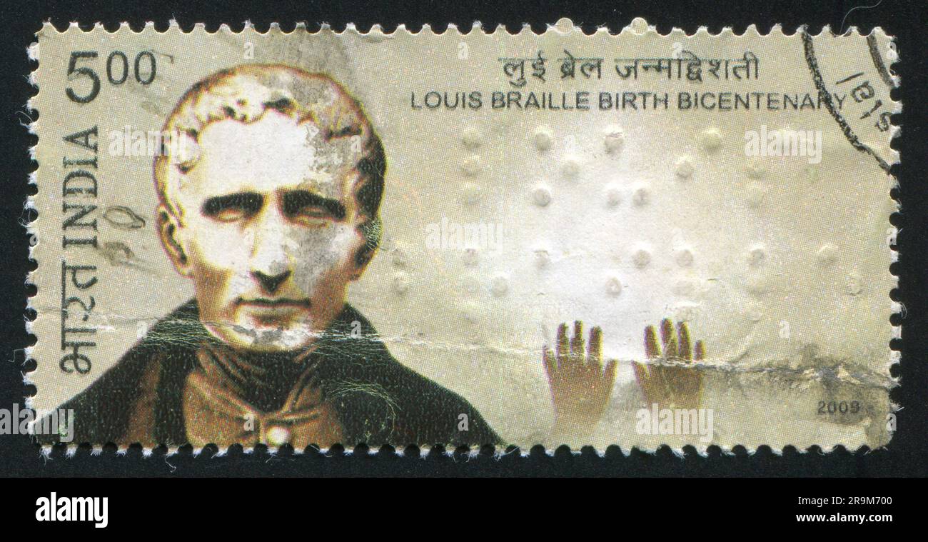 Louis braille stamp hi-res stock photography and images - Alamy