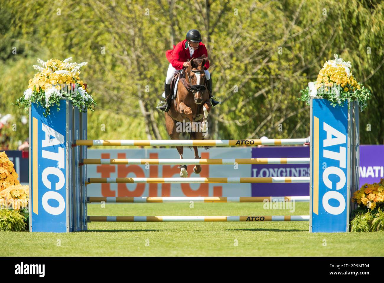 Federico Fernandez of team Mexico competes in the FEI Nations Cup on ...