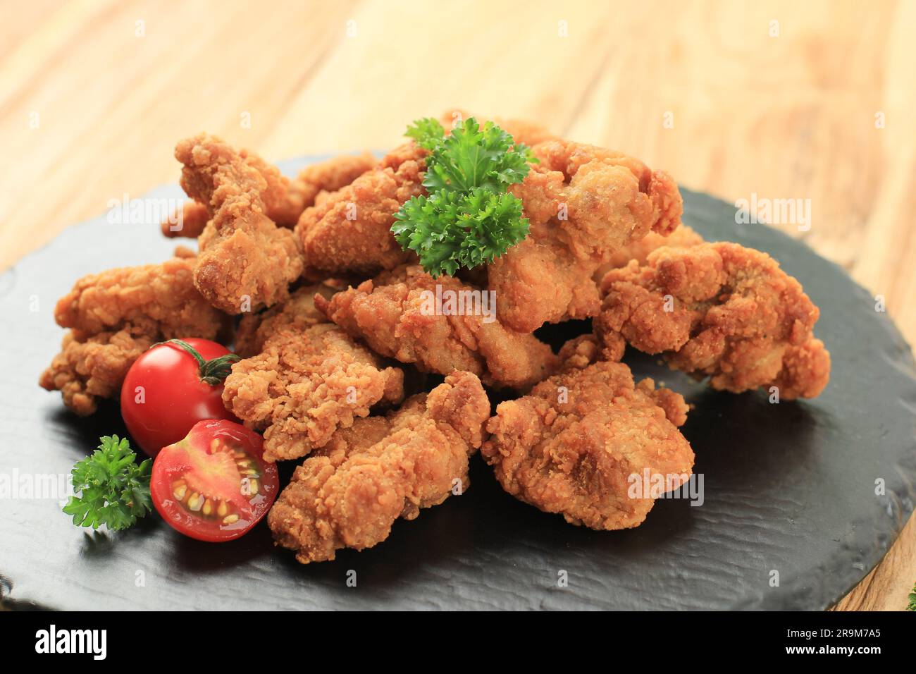 Tori Karaage or Zangi, Deep Fried Japanese Fried Chicken Coated with ...