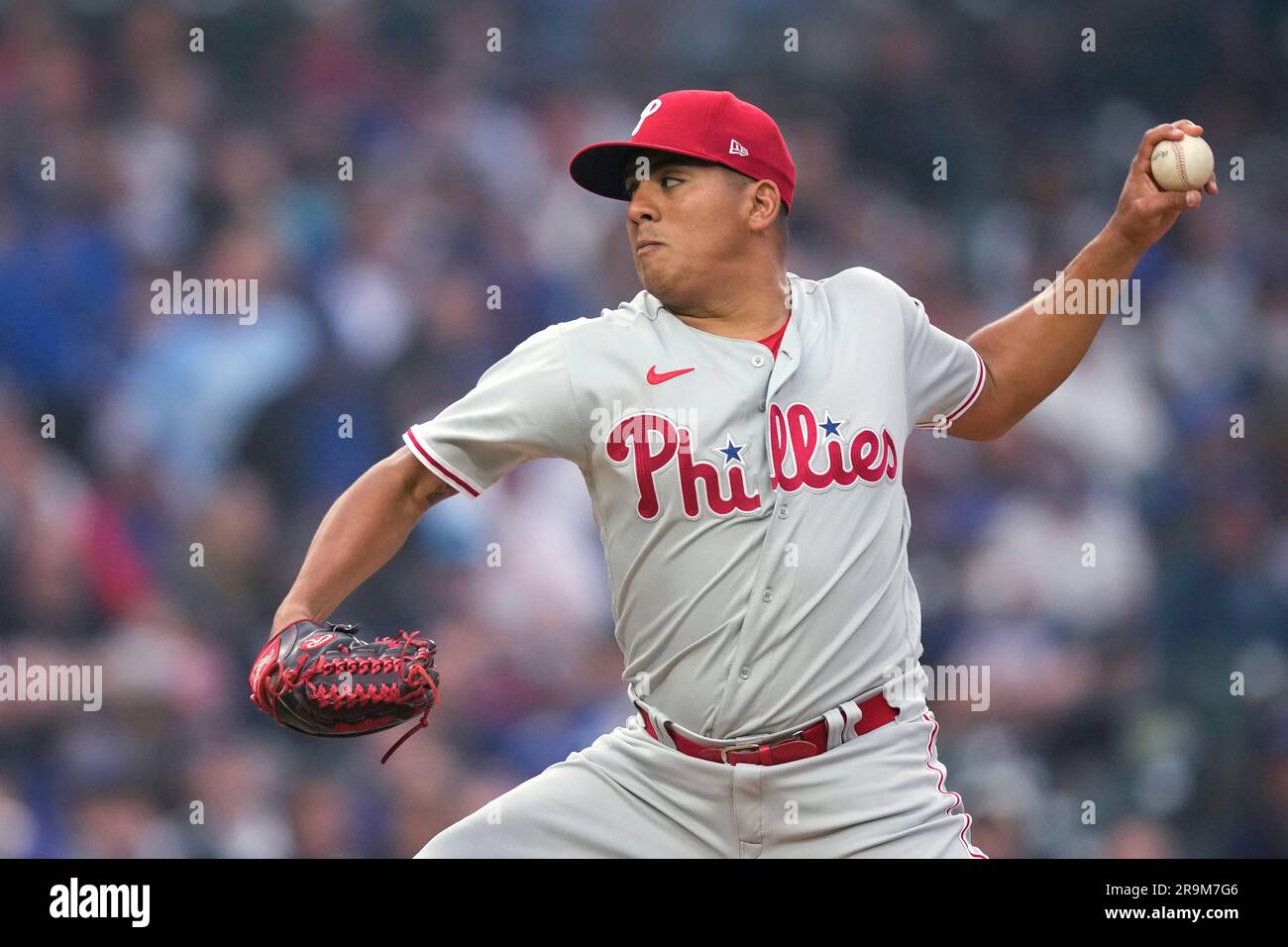 Philadelphia Phillies starting pitcher Ranger Suarez delivers during ...