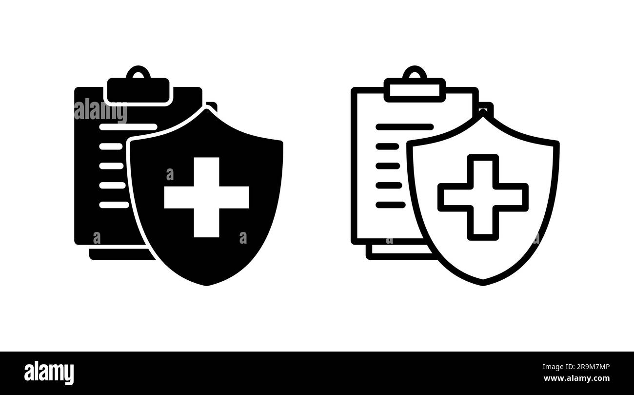 Health insurance icon vector. medical insurance icon Stock Vector Image ...