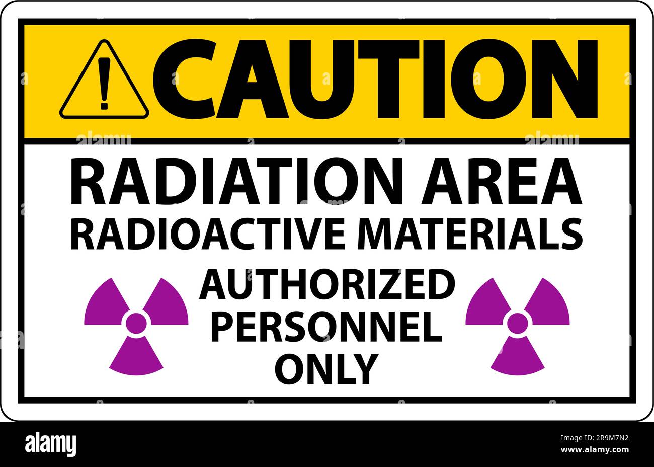 Radiation Caution Sign Caution Radiation Area, Radioactive Materials ...