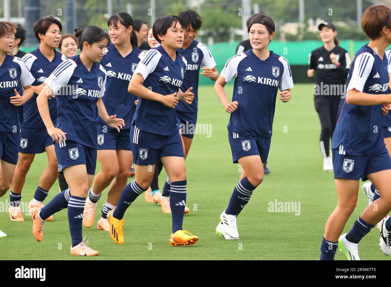 Chiba, Japan. 27th June, 2023. (L to R) Manaka Matsukubo, Shinomi ...