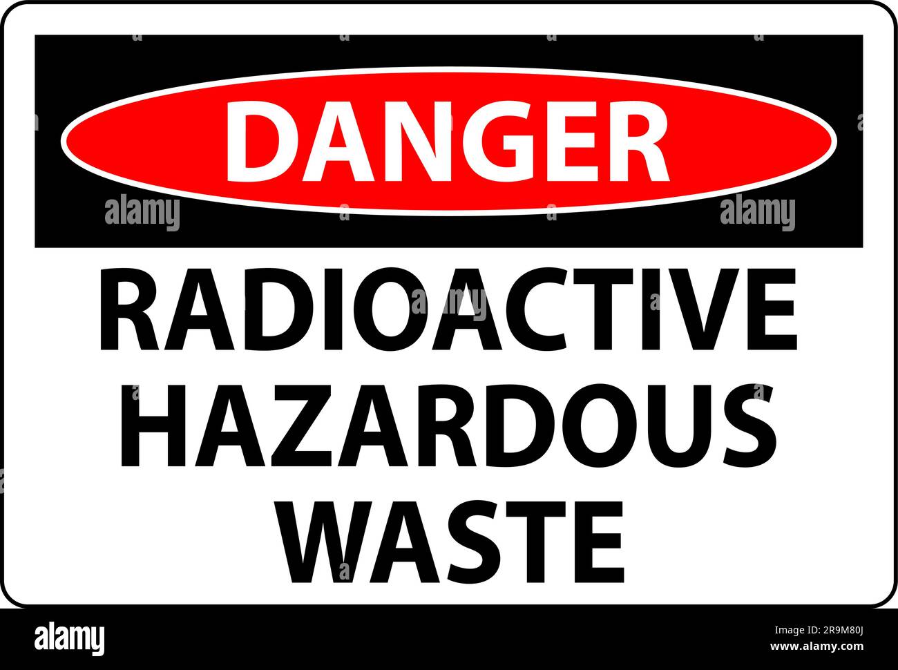 Danger Sign Radioactive Hazardous Waste Stock Vector Image & Art - Alamy
